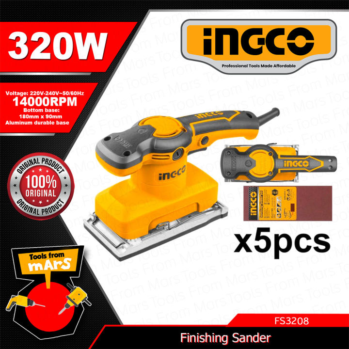 INGCO Finish Sander 320W FS3208 TFM IPT | Lazada PH