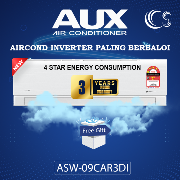 [SAVE 4.0] AUX Aircond Inverter Wall and Ceiling Cassette Fast Cooling ...