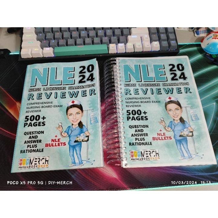 NLE - NURSE LICENSURE EXAM REVIEWER COMPLETE 2024 EDITION - 546 PAGES ...
