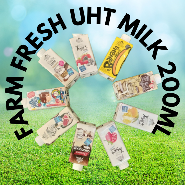 FARM FRESH UHT MILK SERIES SUSU SEGAR 12BOTTLE & 1 CARTON -BANANA/FRESH ...