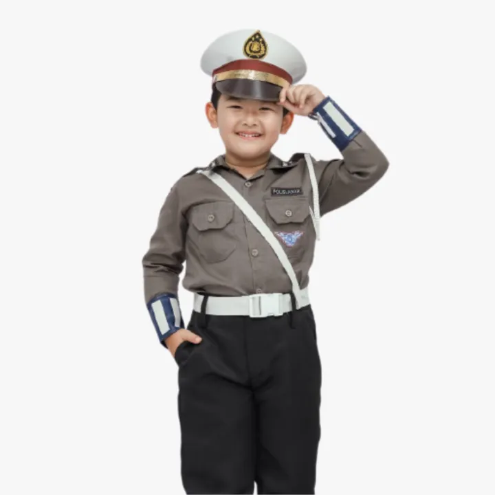 Baju Polisi Anak Baju Seragam Polisi Anak Pocil Lantas Kumplit Kostum ...