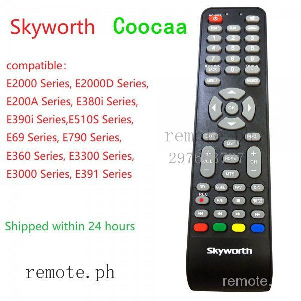 Universal Coocaa Skyworth Smart TV remote E2000 Series E2000D Series ...