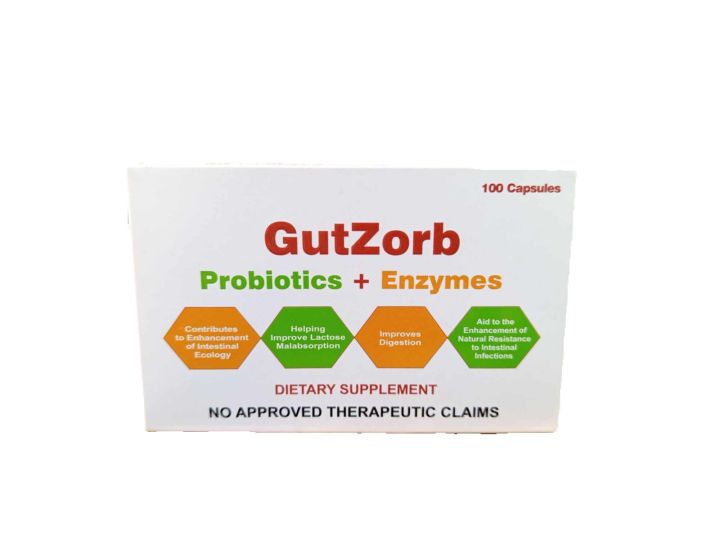 Gutzorb Probiotics + Enzymes Dietary Food Supplement (Sold per 10 pcs ...
