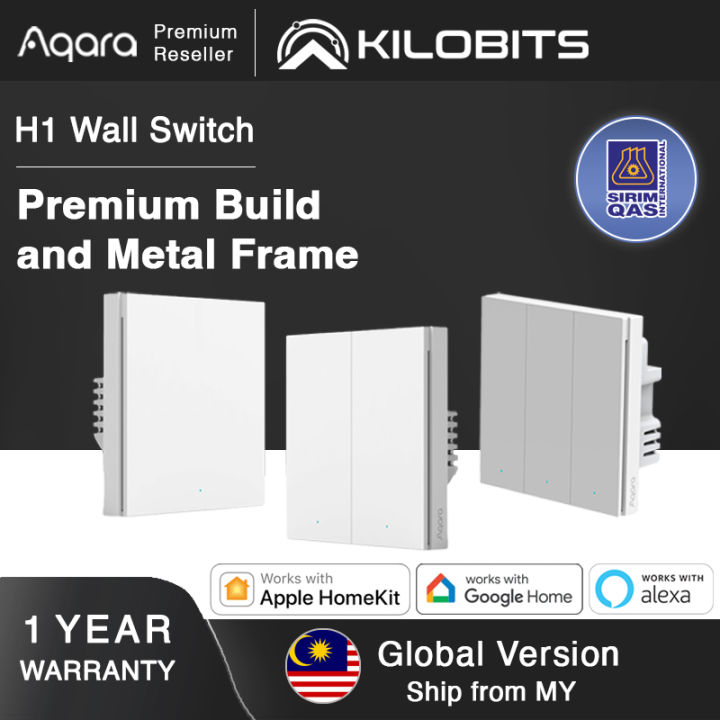 Aqara Smart Wall Switch H1 / Smart 20A Switch H1 / Wireless Remote ...