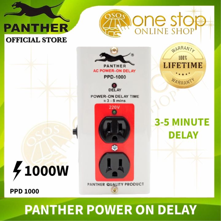 Panther Original Power On Delay 1000W PPD 1000 •OSOS• | Lazada PH
