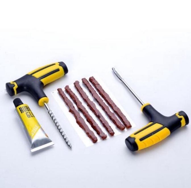 Auto Car Tubeless Tyre Puncture Plug Repair Tools Kit Car Tire ...