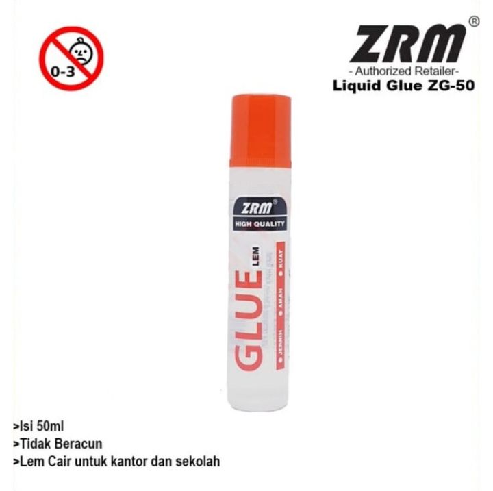 Lem Cair / Liquid Glue 50ml ZRM ZG-50 | Lazada Indonesia