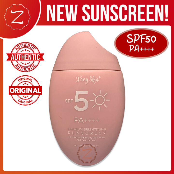 NEW Fairy Skin Sunscreen Premium Brightening Sun Screen SPF50 PA ...