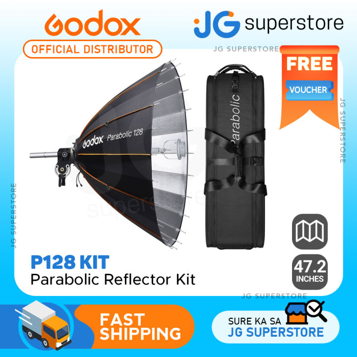 Godox P128 Parabolic Reflector Kit Perfect for Lighting Photography | JG Superstore | Lazada PH