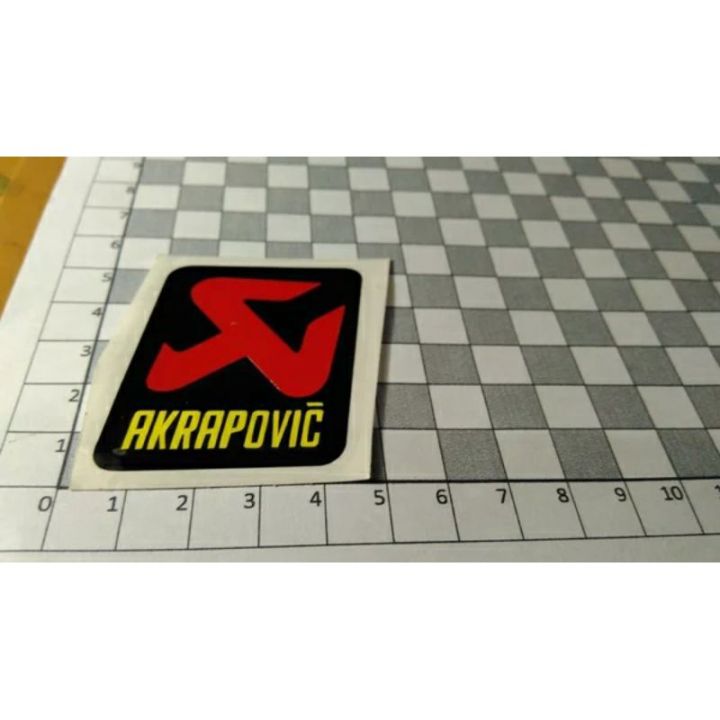 stiker Logo Akrapovic | Lazada Indonesia