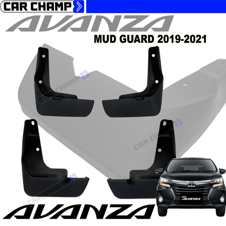 Toyota Avanza 2019 to 2021 OEM Mudguard (WK) w/ 8PCS SCREWS Mud Flaps ...
