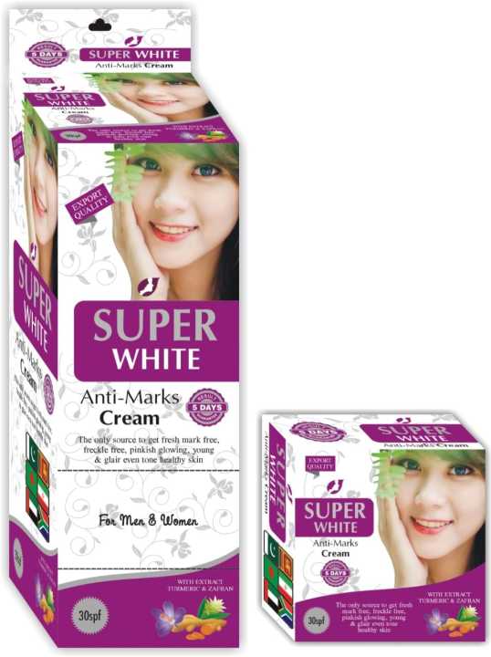 {Ready Stock} Super WHITE ANTI-MARKS CREAM For Beauty and Whitening ...