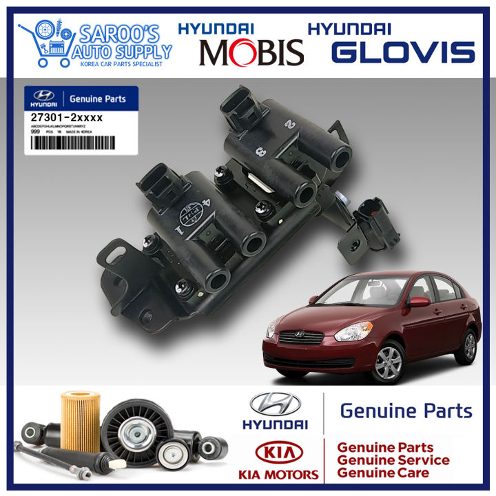[Alpha][Genuine] Ignition Coil For Hyundai Accent , 2005-2010 , Gas ...