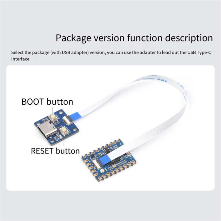 ESP32-S3-Tiny Development Board Bluetooth LE+2.4 GHz Wi-Fi Based on ESP32-S3FH4R2 ESP32-S3 Mini ...