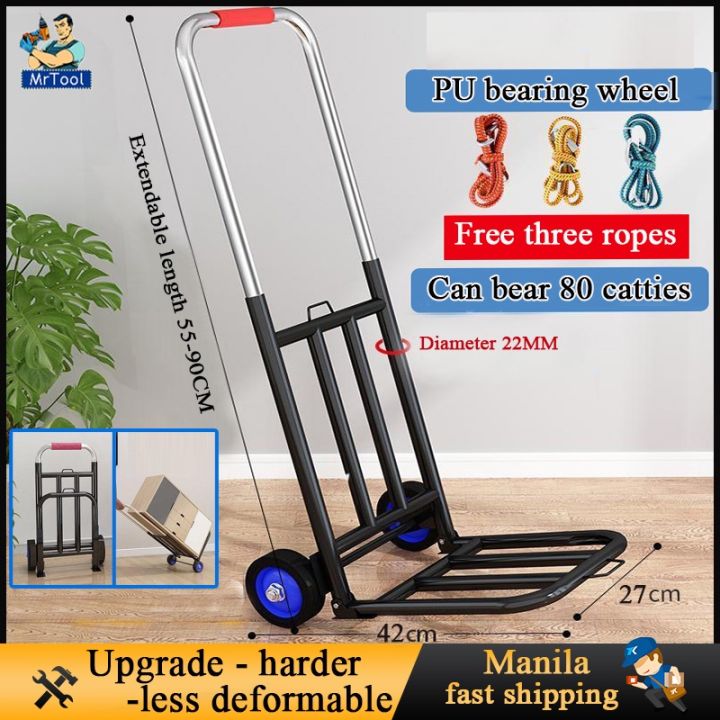 Mr folding trolly water cart market stroller grocery trolley cart push ...