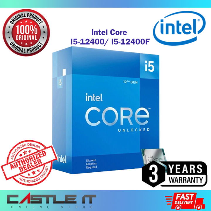 Intel Core i5 i5-12400 12400F 12500 12600KF 12600K 12490F 12th Gen ...