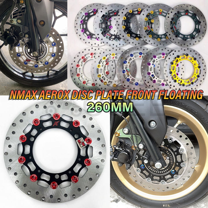 KingDrag Disc Disk Floating 260MM 3 Holes Disc Aerox V1 V2 NMAX V1 V2 ...