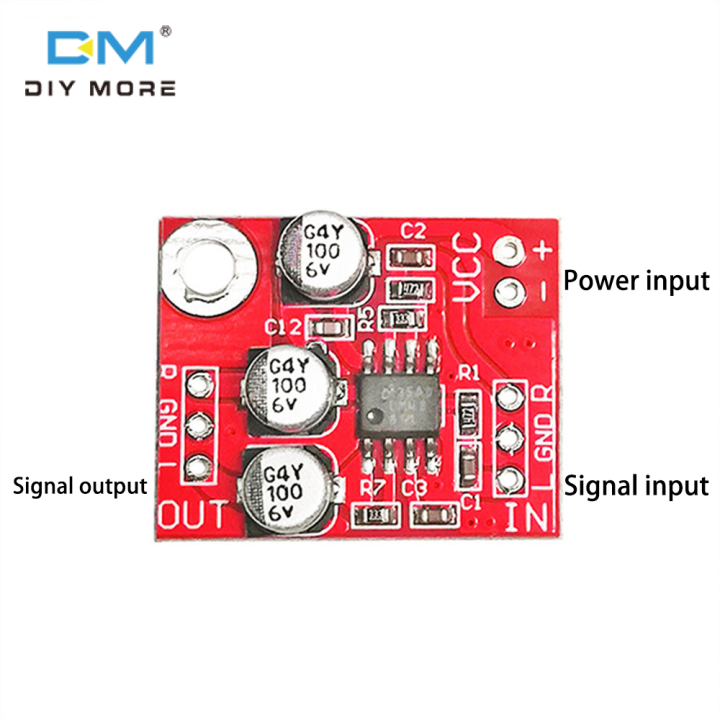 diymore 1/5pcs LM4881 Headphone Amplifier Board Headphone Amplifier ...