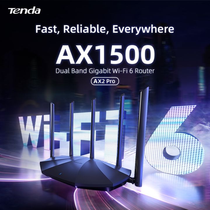 Tenda WIfi6 AX2 Pro Dual-Band 1501Mbps 2.4Ghz 5Ghz Gigabit Wi-Fi 6 ...