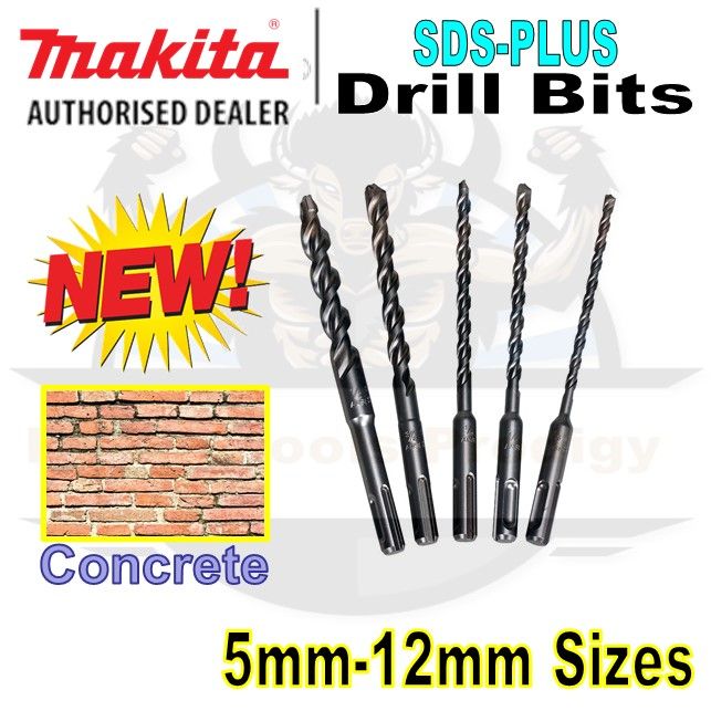 MAKITA SDS-PLUS DRILL BIT FOR CONCRETE OR MASONRY/ MADE IN JAPAN/ 6MM ...