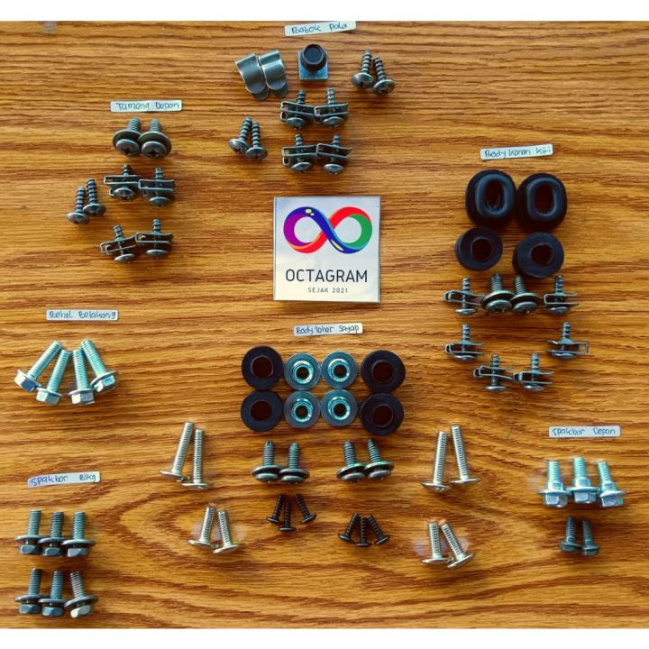 baut motor vega r new full set Baut motor lengkap | Lazada Indonesia