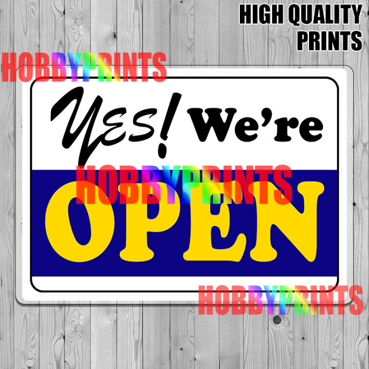 Open And Closed Signage Laminated Signage | Lazada PH