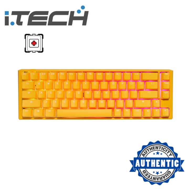 Ducky One 3 SF Yellow Ducky RGB Hotswappable Mechanical Keyboard ...