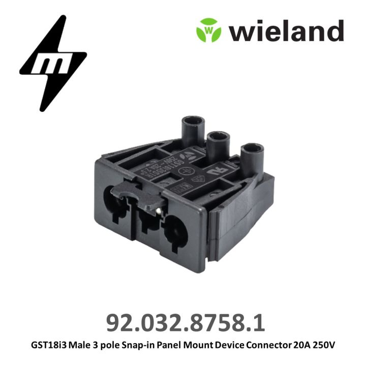 Wieland Electric GST18i3 Device Cable Connector for Luminaire, Floor ...