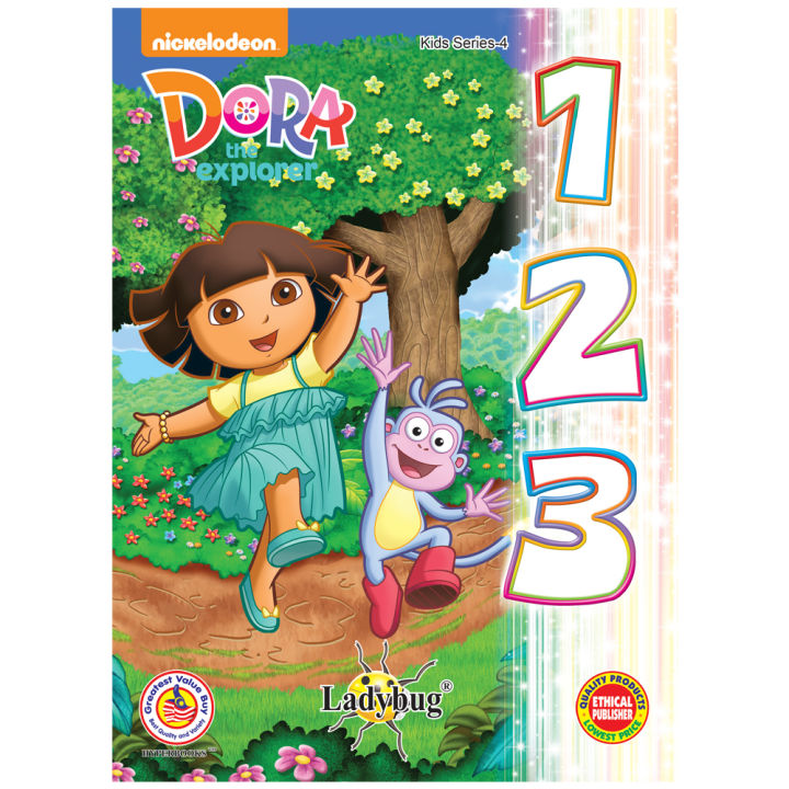 Dora The Explorer 123 - 16 Pages B5 Size KIDS SERIES 4 | Lazada