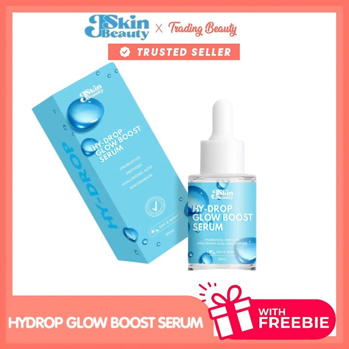 J SKIN BEAUTY Hydrop Glow Boost Serum Probiotics Peptides Hydramoist ...