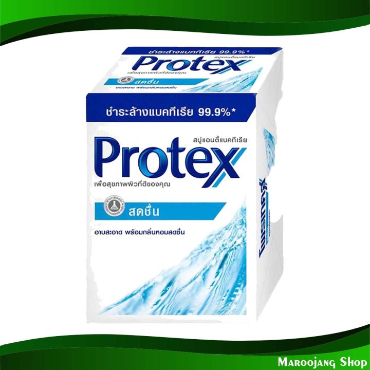 สบู่ สูตรเฟรช โพรเทคส์ 60 กรัม (4ก้อน) Fresh Formula Soap Protex สบู่ถูตัว สบู่ทำความสะอาดผิว ...