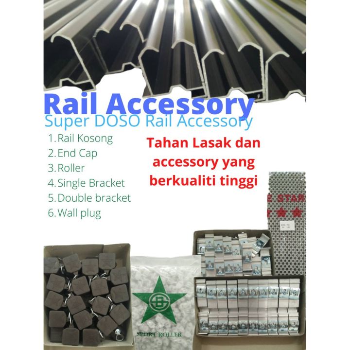 Curtain Rail Accessories Super DOSO MB Rail | Lazada