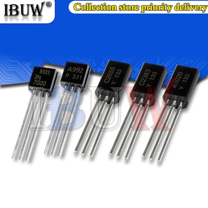 50 chiếc 2n7000 2sa1013 2sc2383 2sa1020 2sc2655 2sa1145 2sc2705 2sb647a ...