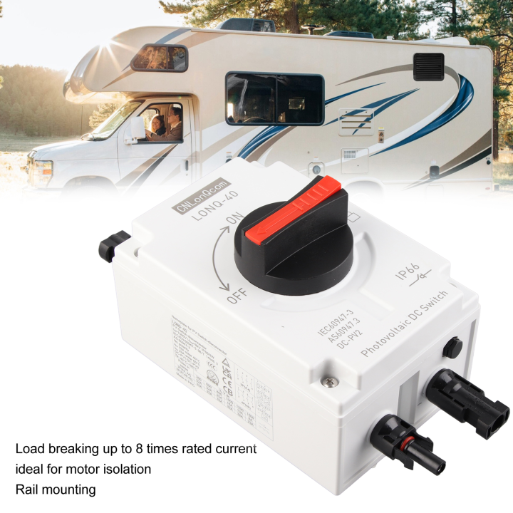 Photovoltaic DC Isolator Solar Switch IP66 Waterproof Insulated Switch ...