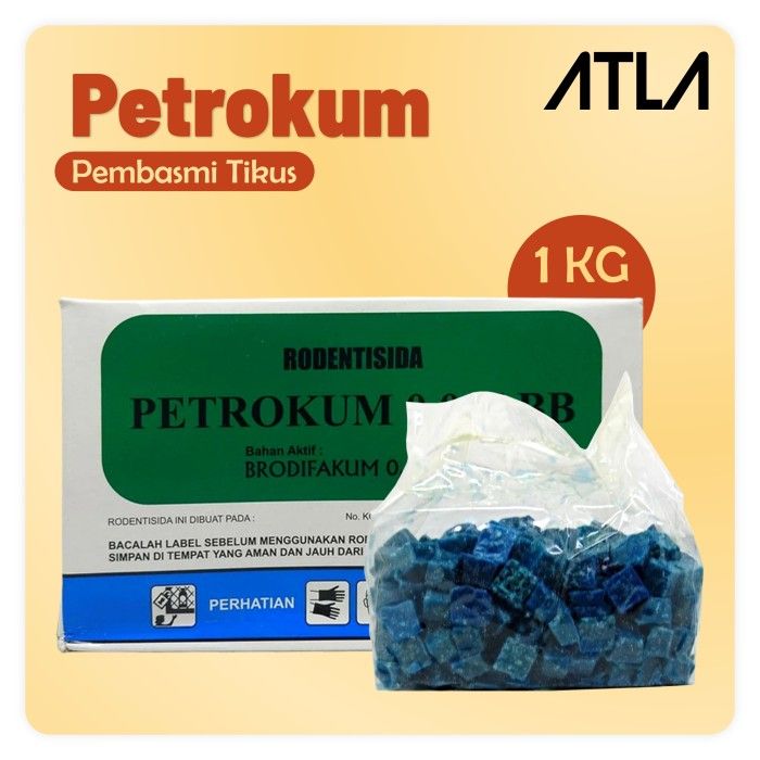 Racun Tikus Petrokum 1 kg Obat Umpan Pembasmi Hama Curut Rotensida ...