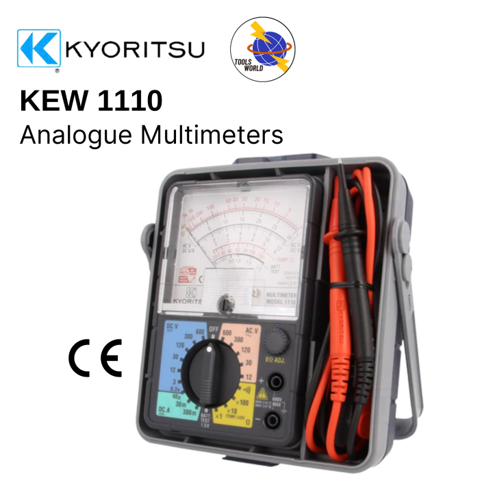 Kyoritsu 1110 Analogue Multimeter Up to AC 600V ~ Original ~ 1 Year ...