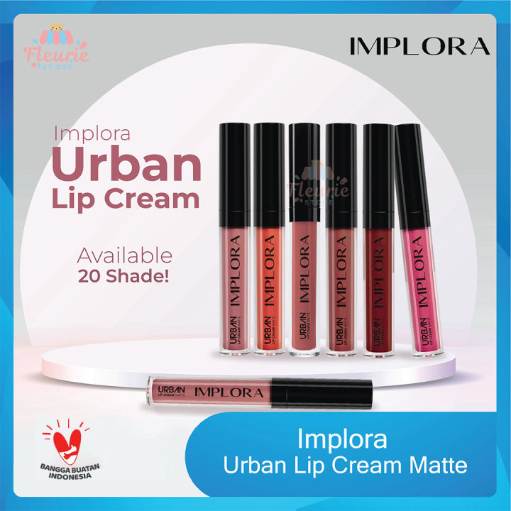 IMPLORA Urban Lip Cream Matte | Lazada Indonesia