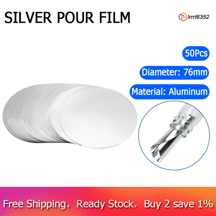 50Pcs 3inch Silver Wine Pourer Disk Drip-proof Drop Drip Stop Pouring ...