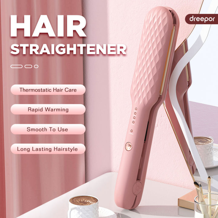 Dreepor Portable Hair Iron Straightening Irons Flat Iron Hair ...