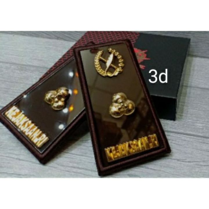 pangkat kejaksaan RI gol 3d eksklusif dan bordir | Lazada Indonesia