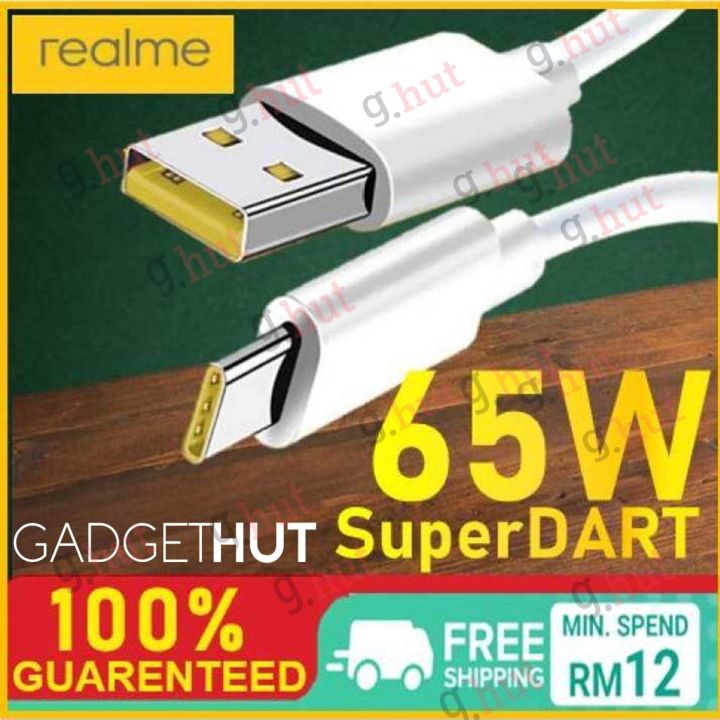 【ORIGINAL】REALME 125W Adapter Set Original 6A SuperVOOC 65W Flash Cable ...