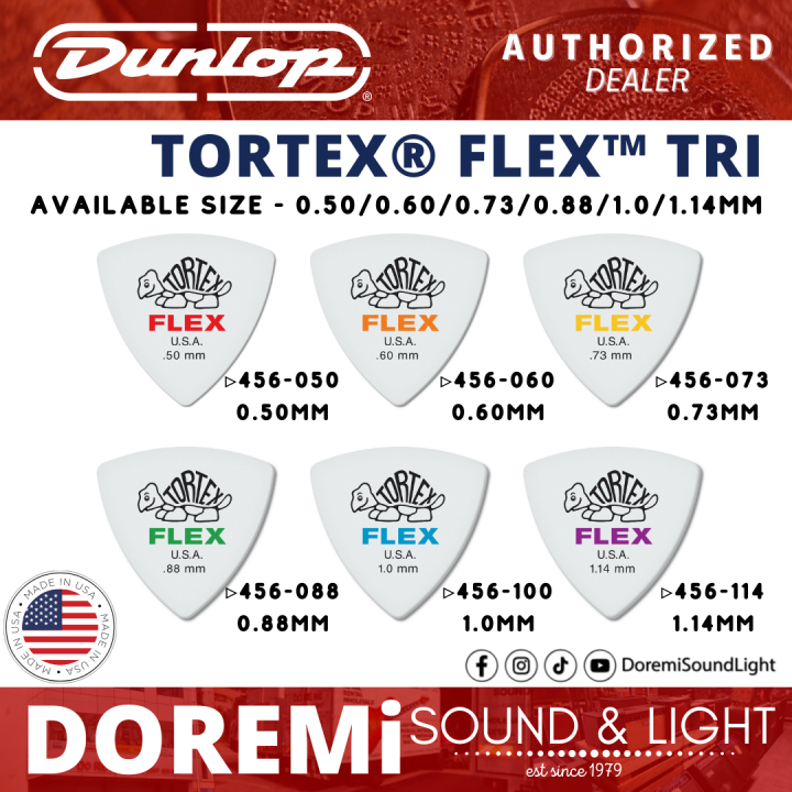 Jim Dunlop Tortex Flex Triangle Guitar Pick ( 456 ) | Lazada