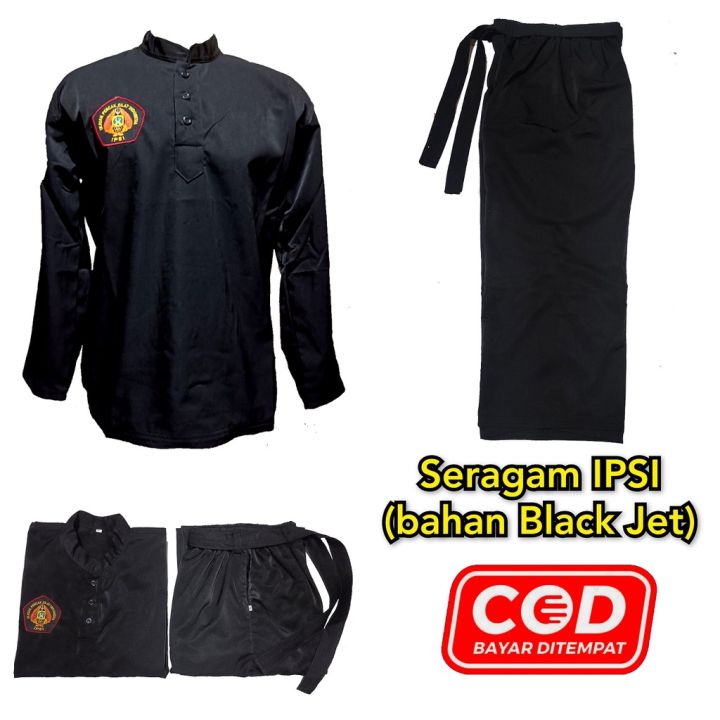 Baju Seragam Sakral Pencak Silat IPSI Black Jet Lengkap | Lazada Indonesia