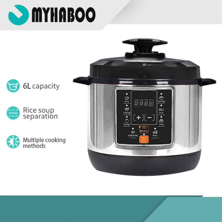 Electric Pressure Cooker 6L rice cooke preasure cooker Non-stick ...
