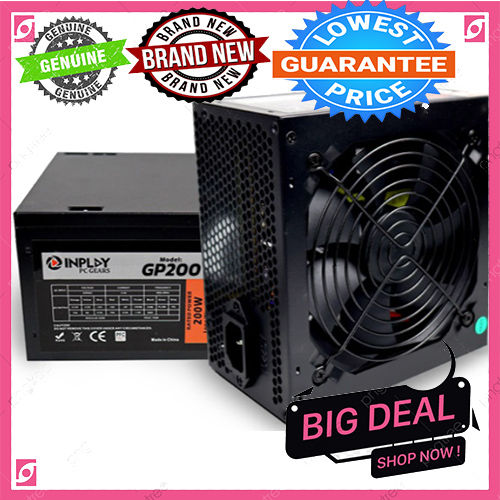 Inplay GP200B 700w 200w true Rated power supply 4-PIN supported 2-sata ...