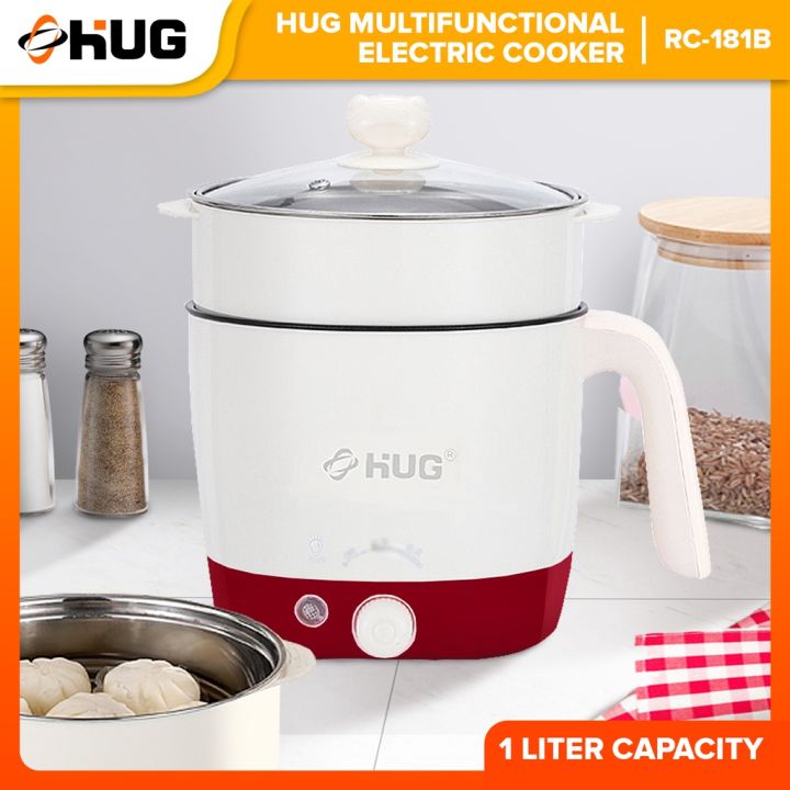 Hug Multifunctional Non-Stick Electric Steamer Rice Cooker Frying Pan ...