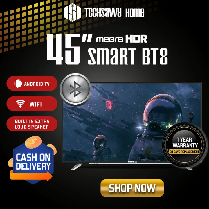 MegraHDR 45 inches Bluetooth Smart TV Slim FULL HD Smart TV/Normal Tv ...