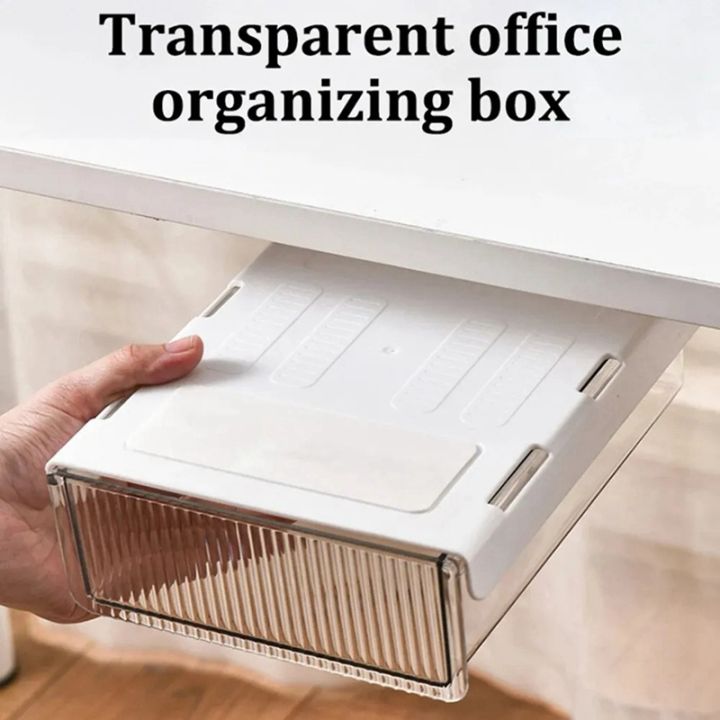 SMART ELEC--Under the Table Drawer Storage Box Office Storage Drawer ...