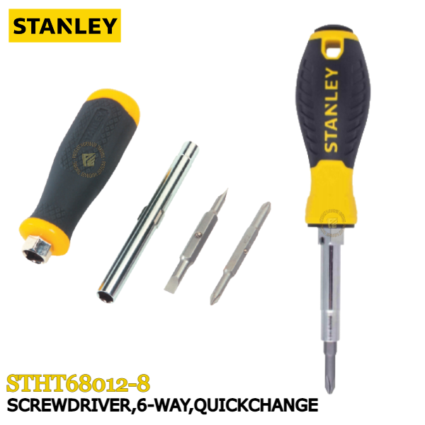 STANLEY - STHT68012-8 6 Way Quick Change Screwdriver | Lazada