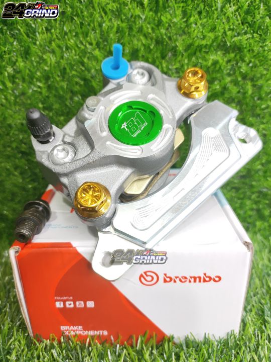 CALIPER FORMULA 8.1 HONDA CLICK 125/150 W/BRACKET + HENG (GOLD BOLTS ...